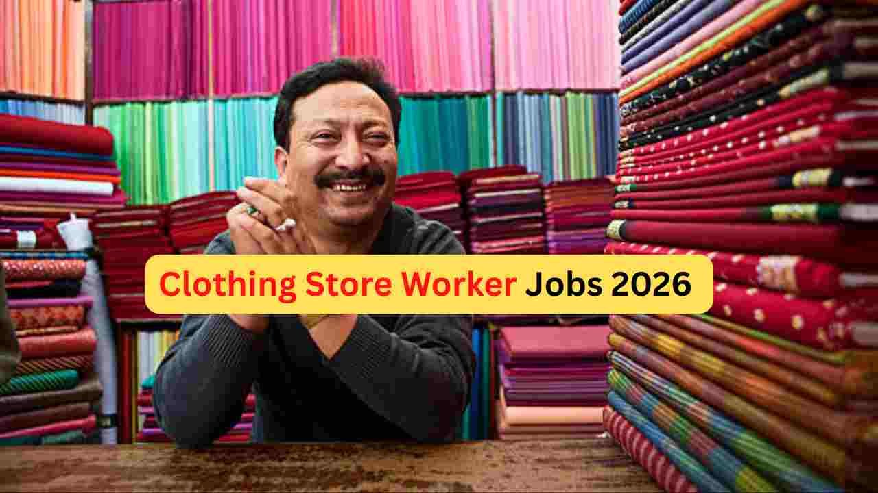 Clothing Store Worker Jobs 2026 – Garment Shop Helper, Retail Sales ...