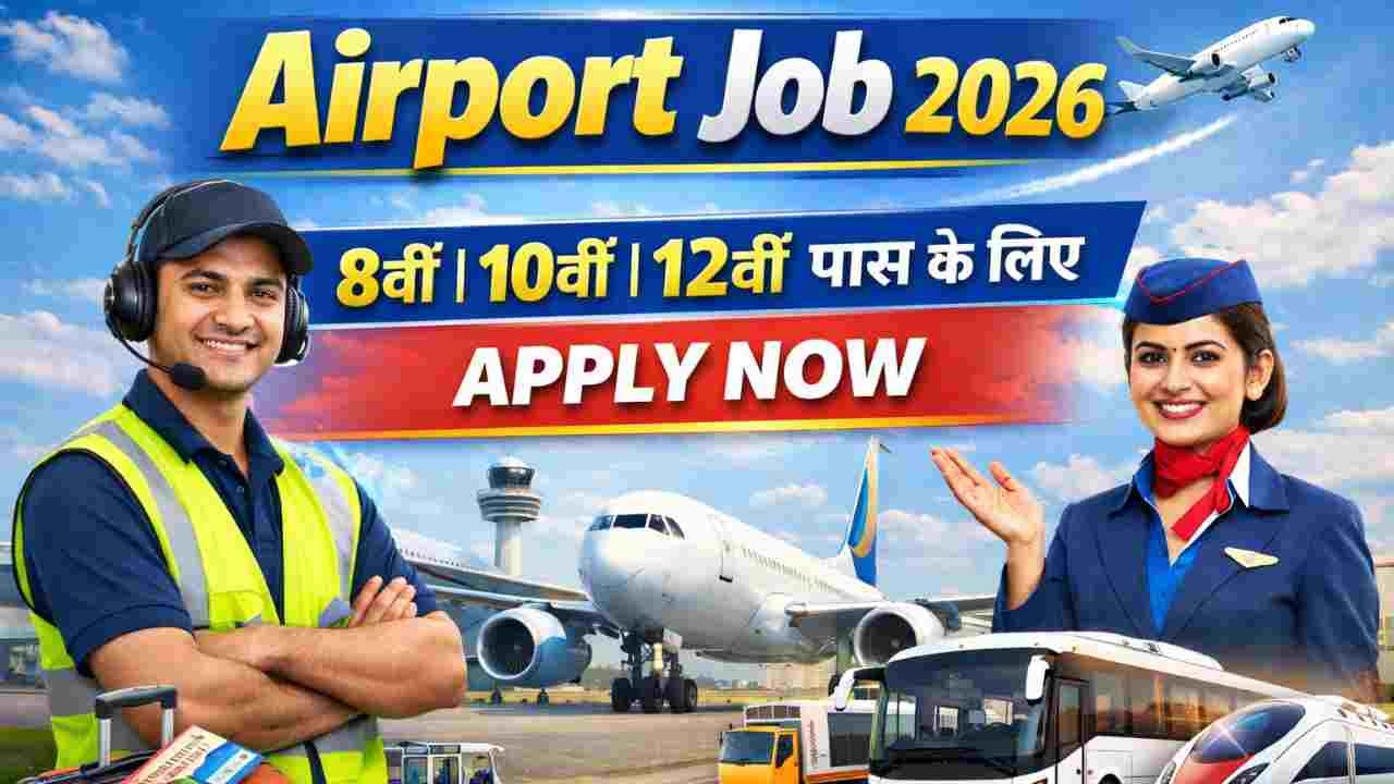 Airport Jobs 2026 India – Apply for Ground Staff, Ticketing, Cargo ...